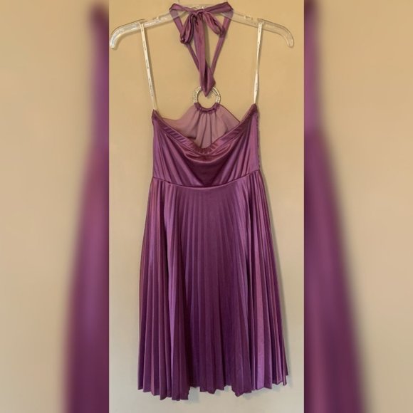 My Michelle | Dresses | My Michelle Purple Pleated Prom Dress S | Poshmark